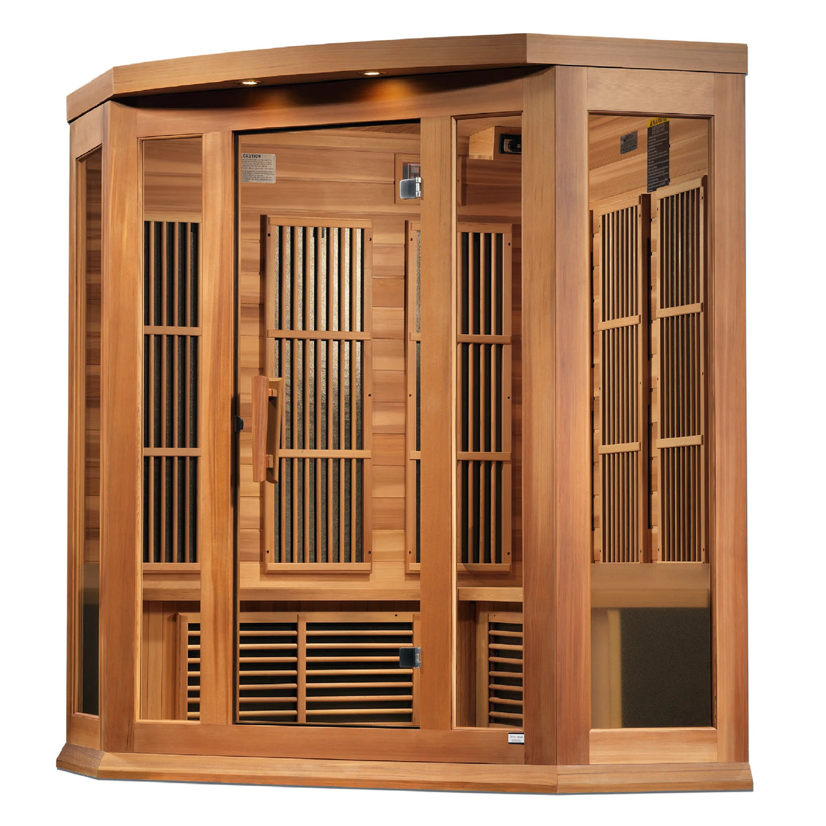 Maxxus Saunas FAR Infrared Sauna - 3 Person Premium Indoor Corner Bond ...